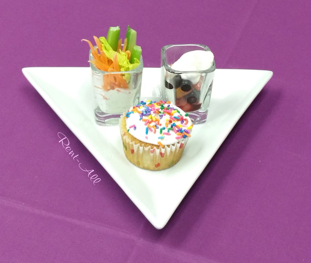 Triangle Plate White - Asheville, NC - Rent All Inc